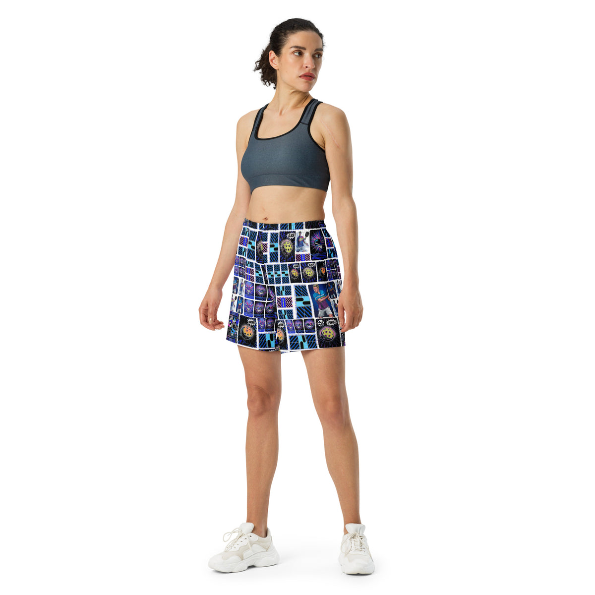 "Pickleball Comic Strip" Men's Pickleball Shorts – Quick-Drying, Breat ...